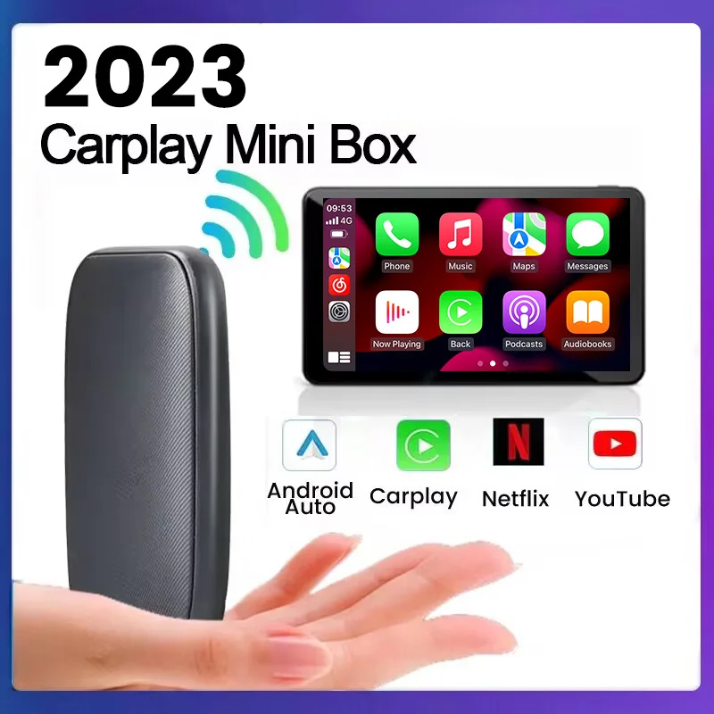 2023 New Android Ai Box Wired To Wireless Carplay Adapter Android Auto ...