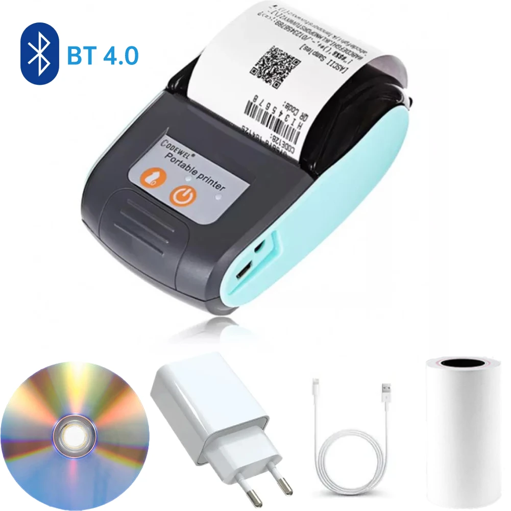 Ticket-Receipt-Thermal-Printer-For-Supermarket-Portable-Bluetooth-58mm ...