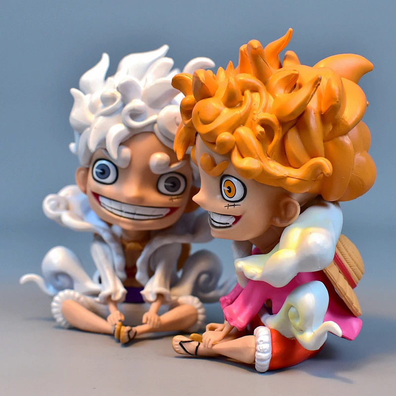 One Piece Luffy Gear 5 Anime Figure Sun God Nikka PVC | One piece ...