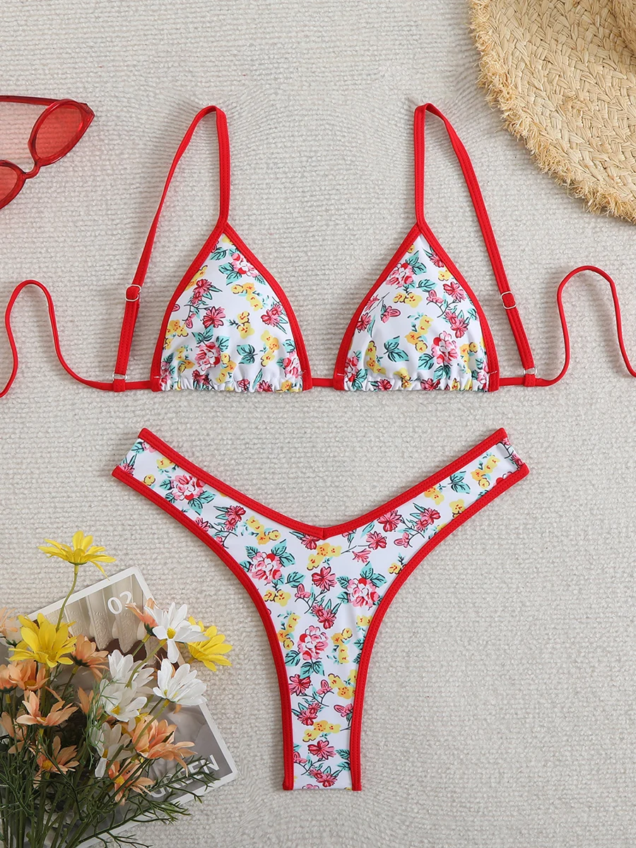 Sexy Bikini Women's Swimsuit 2025 Thong Bikinis Sets Female Two-piece ...