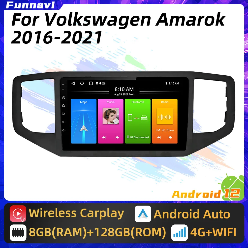 Android-Car-Radio-for-VW-Volkswagen-Amarok-2016-2021-2-Din-Multimedia-Carplay-Navigation ...