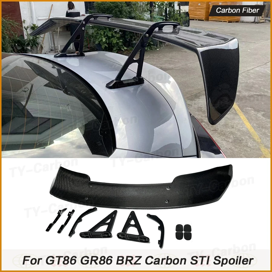 For-Subaru-BRZ-Toyota-GR86-GT86-Rear-Spoiler-Wing-Real-Carbon-Fiber-Car ...