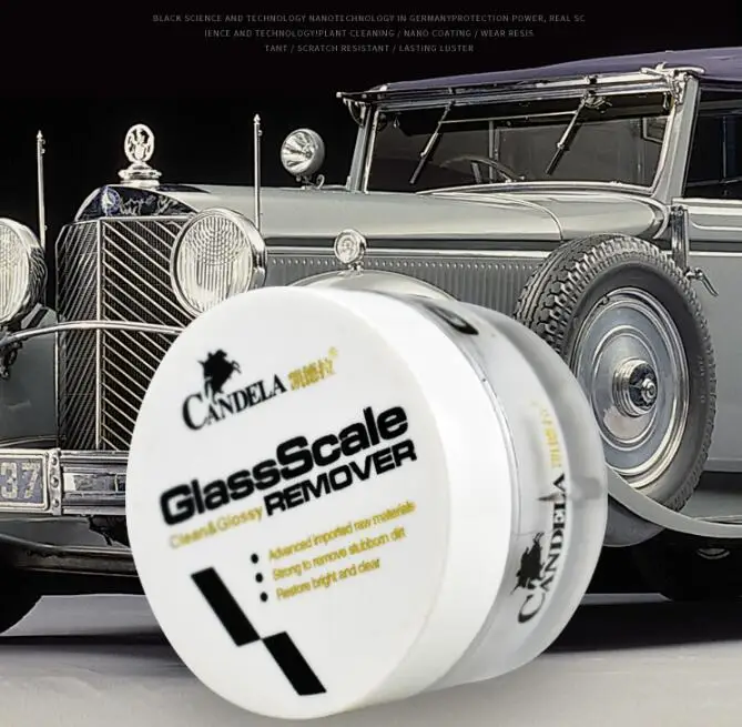 Candela Car Glass Scale Remover Cleaner For Waxing Paste, Stubborn ...