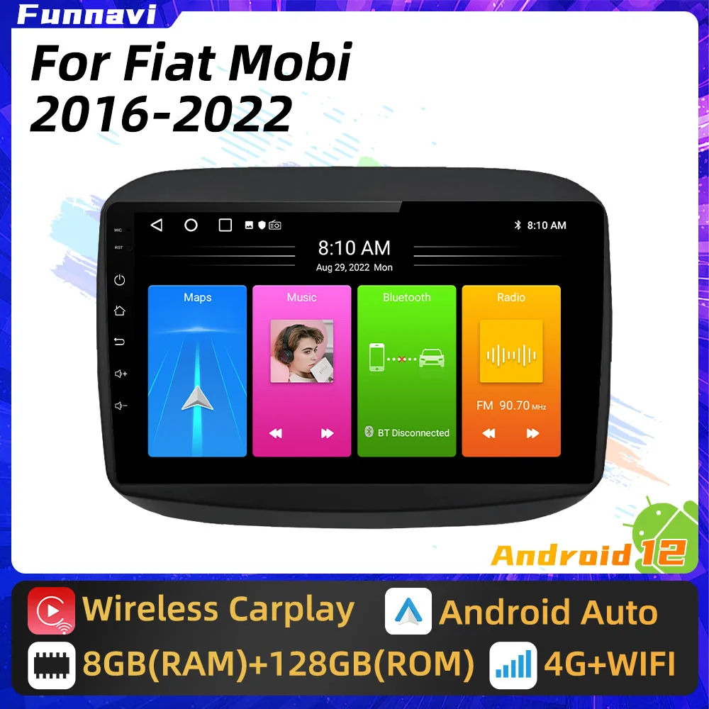 Car-Radio-For-Fiat-Mobi-2016-2022-2-Din-Android-Multimedia-Screen-Stereo-Navigation-Carplay ...