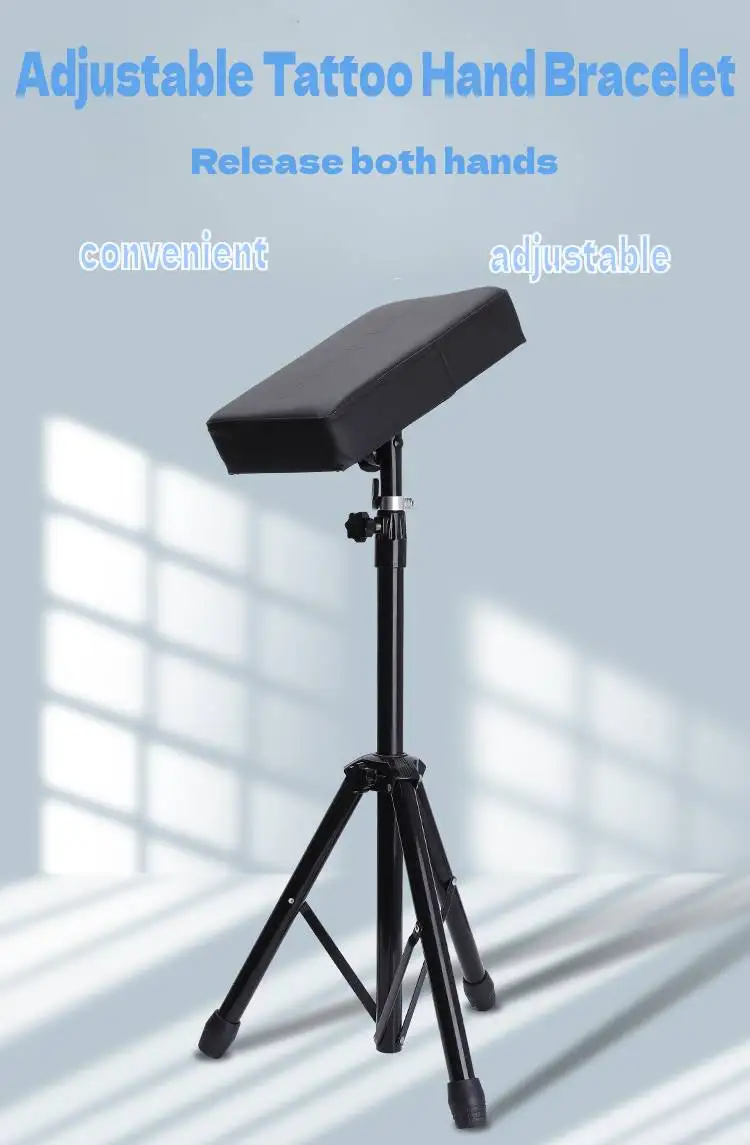 Professional-Tattoo-Studio-Heavy-Metal-Armrest-Leg-Brace-Adjustable ...