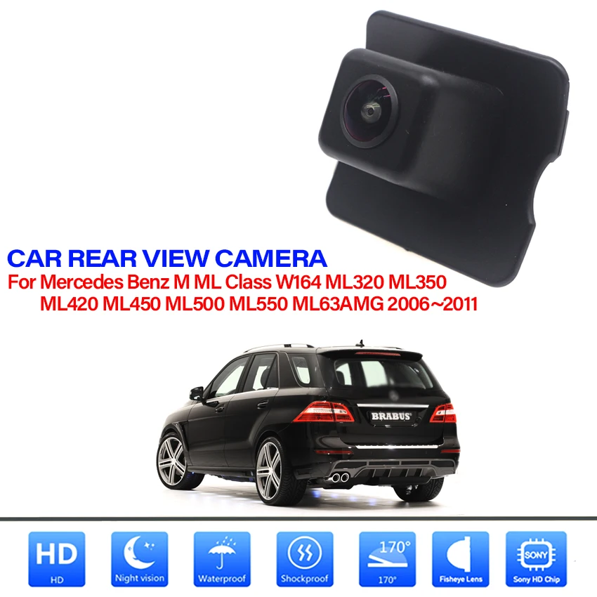 HD-Night-Vision-Rear-View-Reverse-Camera-For-Mercedes-Benz-M-ML-Class ...