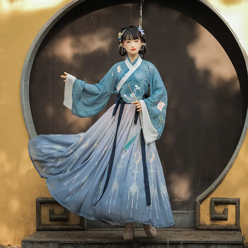 Chinese-Traditional-Hanfu-Costume-Woman-Ancient-Han-Dynasty-Dress ...