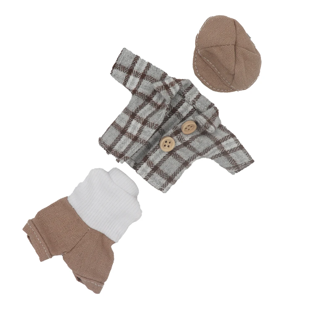 New-Clothes-For-dolls-16-cm-15cm-Bjd-Clothes-Hat-Short-Sweater-Skirt ...