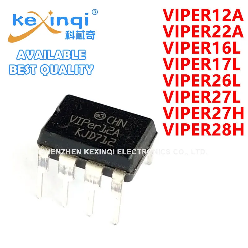 หม้อ VIPER27H VIPER27L VIPER26L VIPER17L VIPER22A VIPER12A 5ชิ้นโมดูลไฟฟ้าสลับ VIPER28H โมดูล ...