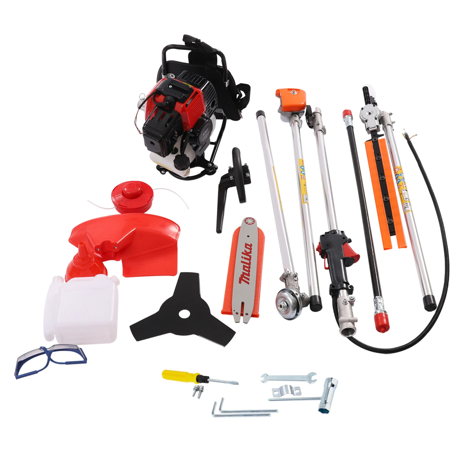 Powerful-43cc-4-in-1-Multi-Functional-Trimming-Tools-Gas-Hedge-Trimmer ...