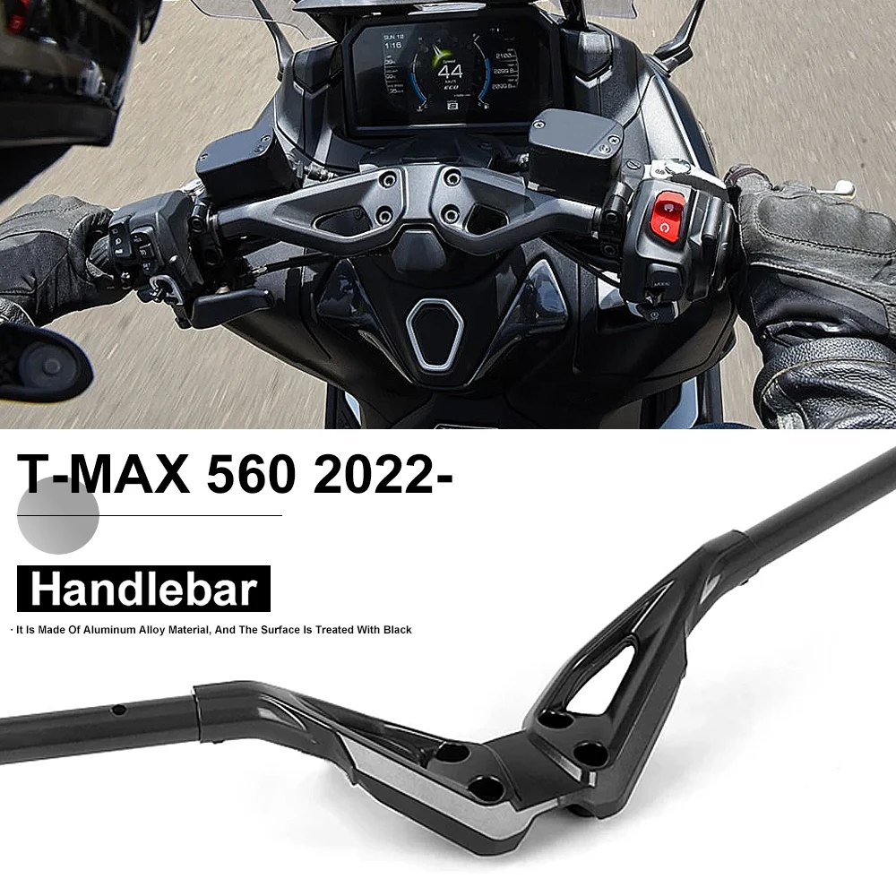 Motorcycle-Accessories-Aluminum-Handlebar-Handle-Bar-Black-For-Yamaha-T ...