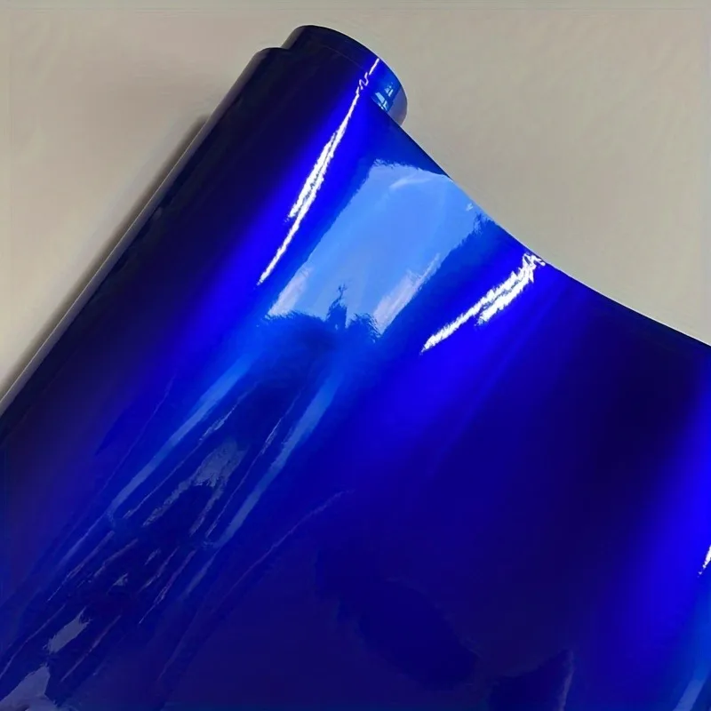Premium-PVC-Vinyl-Wrap-Film-High-Gloss-Metallic-Blue-Universal-Sheet ...