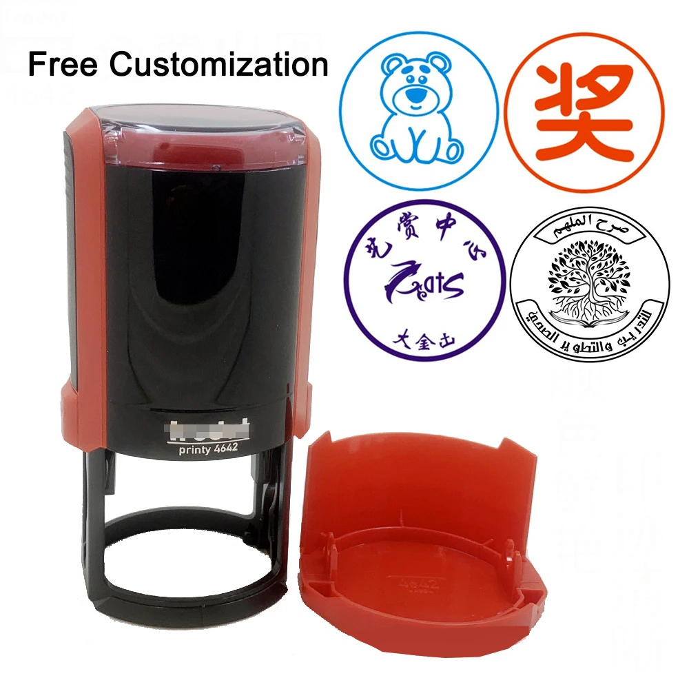 Free-Custom-Personalized-Logo-Round-Square-Self-Inking-Stamp-Laser ...
