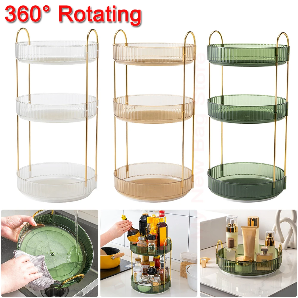 360-Rotating-Cosmetics-Storage-Rack-Display-Case-Luxury-Space-Saving ...