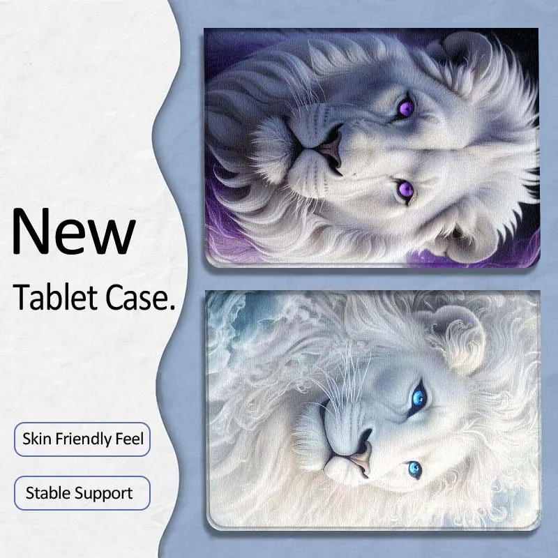 Étui pliable pour tablette Lion Art, cadeau populaire et cool pour ...