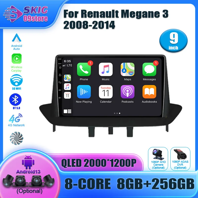 Android-13-Car-Radio-For-Renault-Megane-3-2008-2014-Multimedia ...