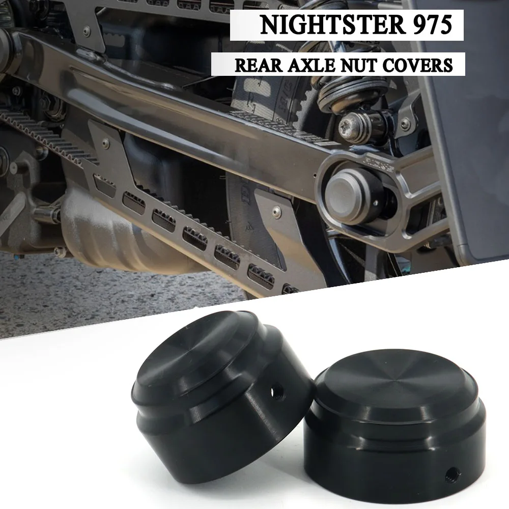 Motorcycle Rear Axle Nut Covers Design Smooth For Harley Nightster 975 ...