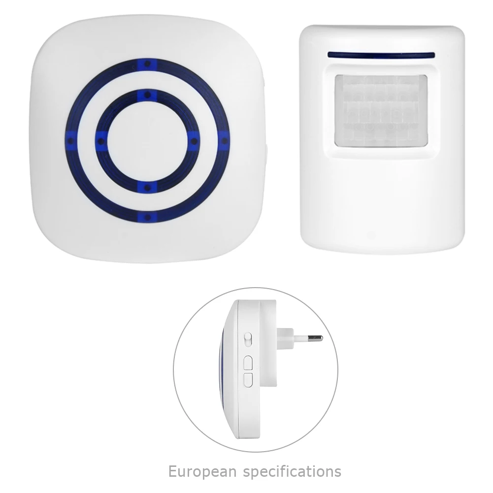 Split-Type-Induction-Doorbell-Welcome-Alarm-Wireless-PIR-Infrared ...