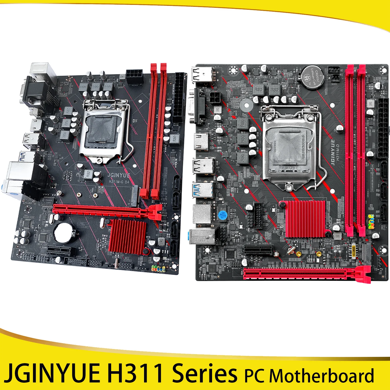 JGINYUE H311 Series PC Motherboard H311M-D/H311M-G D4 Intel LGA1151 32G ...