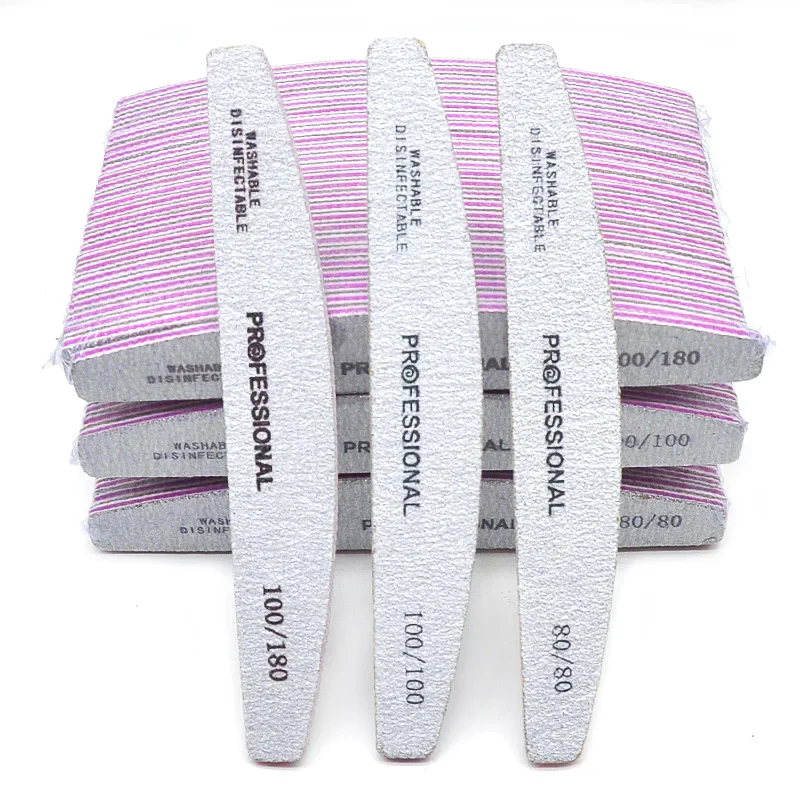 1-3Pcs-Lot-Nail-File-Mix-Color-80-100-150-180-240-Grit-Professional ...