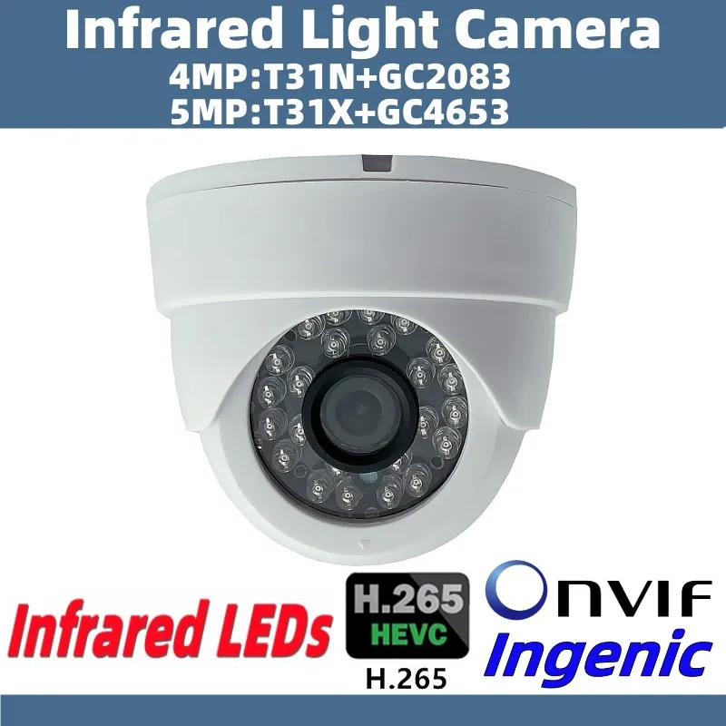 5/4MP T31X+GC4653 24 LEDs Infrared Light IP Ceiling Dome Camera 2592* ...