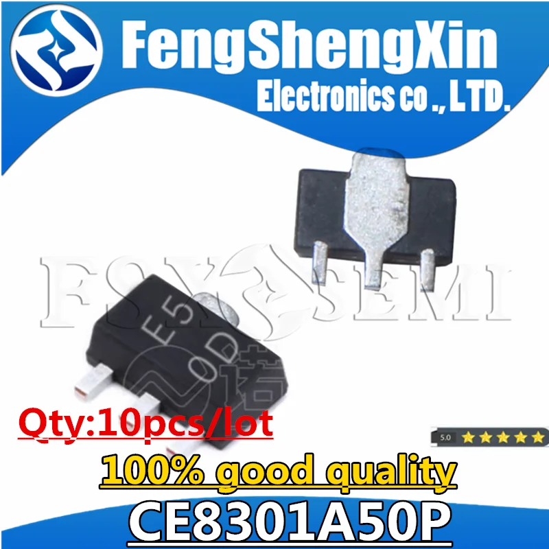10pcs/lot New CE8301A50P CE8301 CE8301A50 E5 0P 0D SOT89 Booster chip IC