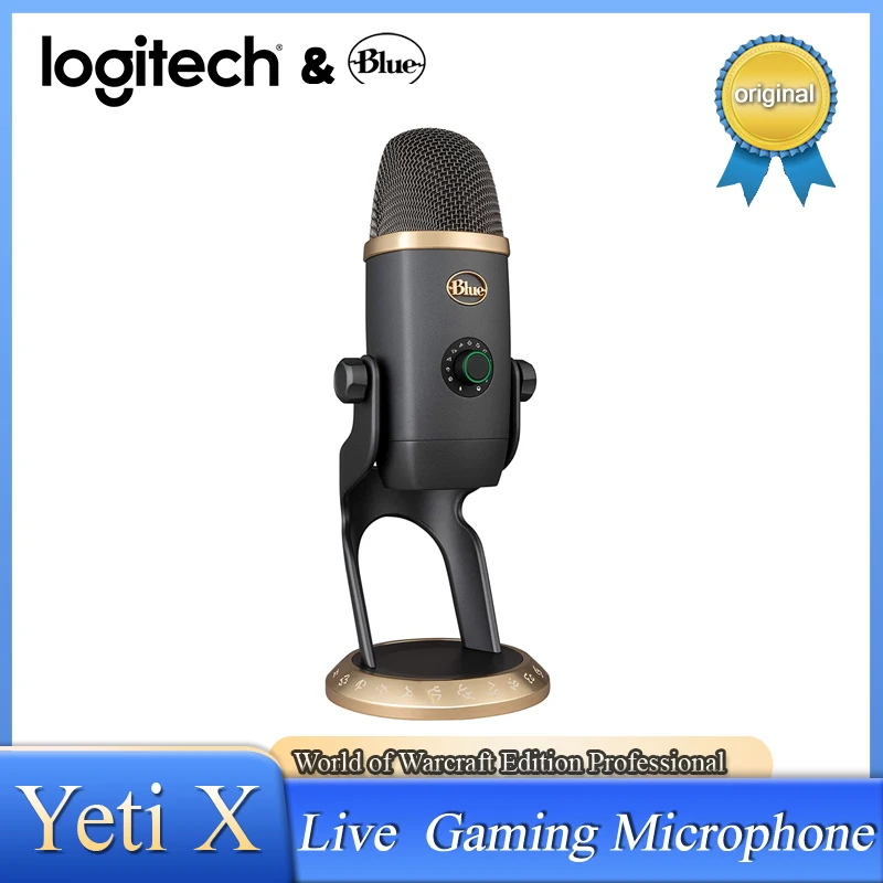 Logitech azul yeti x world of warcraft edição profissional podcast ...