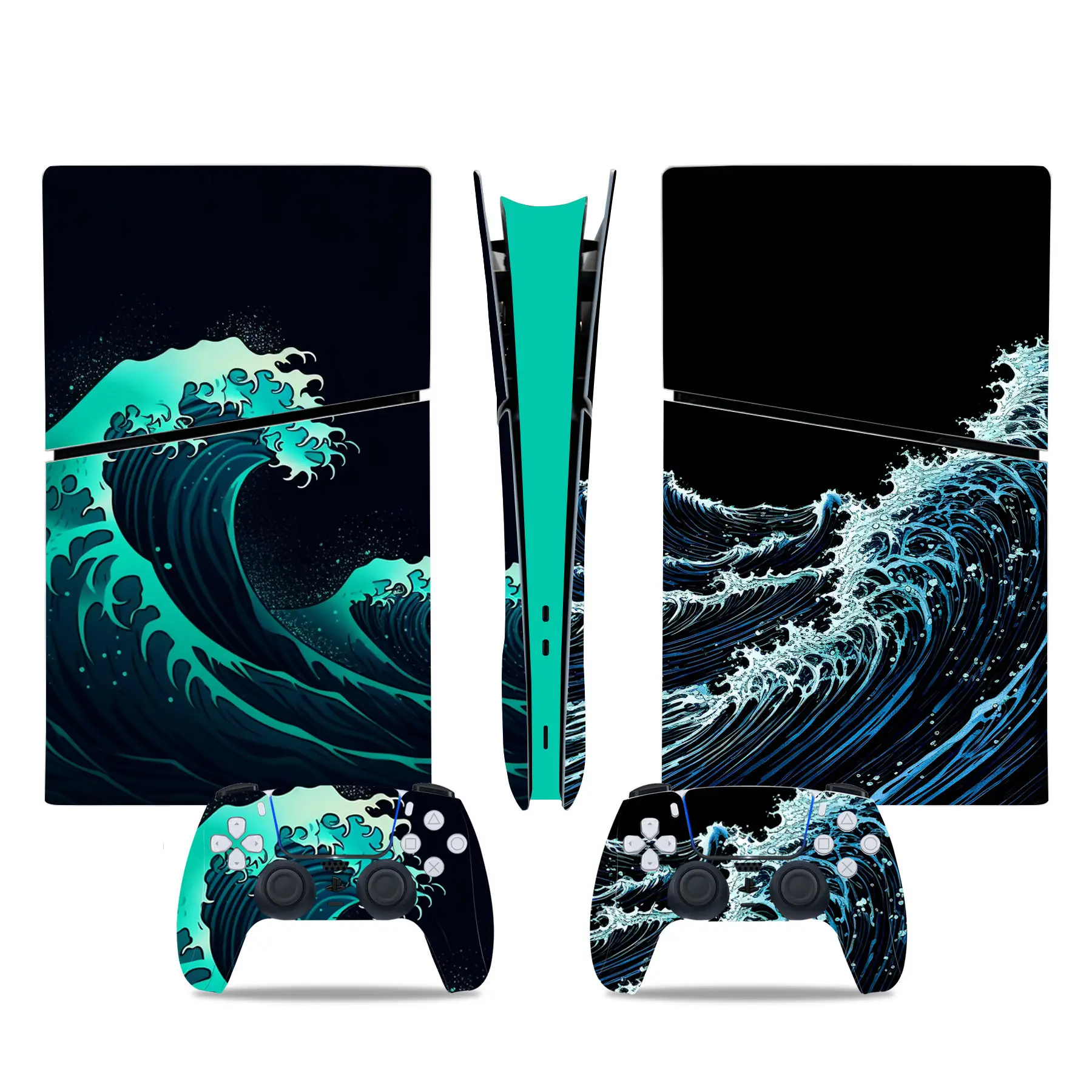 Decal Vinyl Skin Sticker For PS5 Slim Digital Console Protective Cover ...