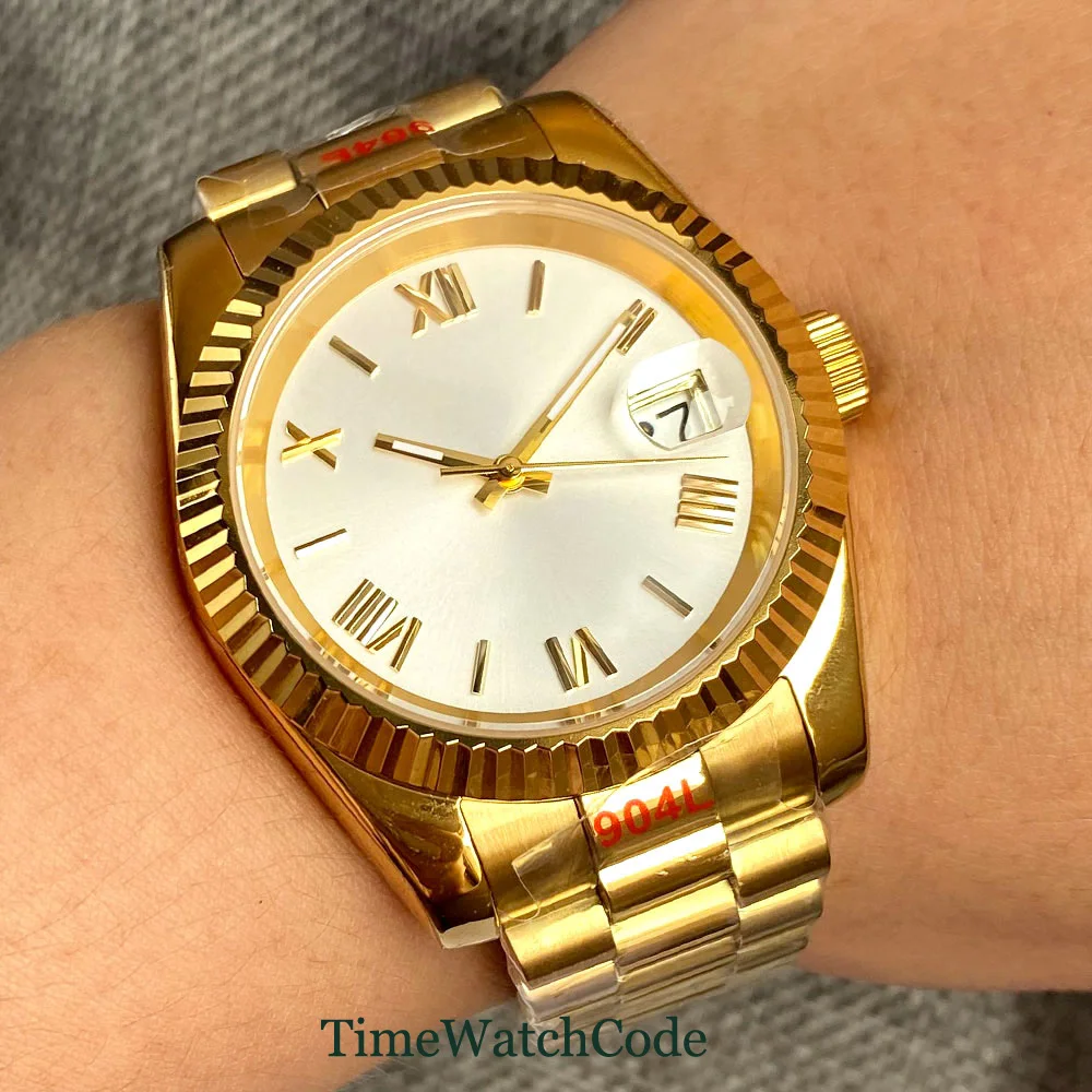 Automatic-Watch-for-Men-Full-Gold-Plated-36mm-or-39mm-NH35A-Movement ...