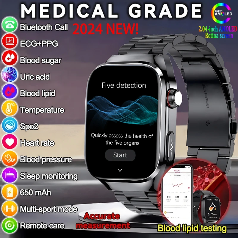 Reloj-inteligente-para-Huawei-y-Xiaomi-smartwatch-con-cido-rico-y-l ...