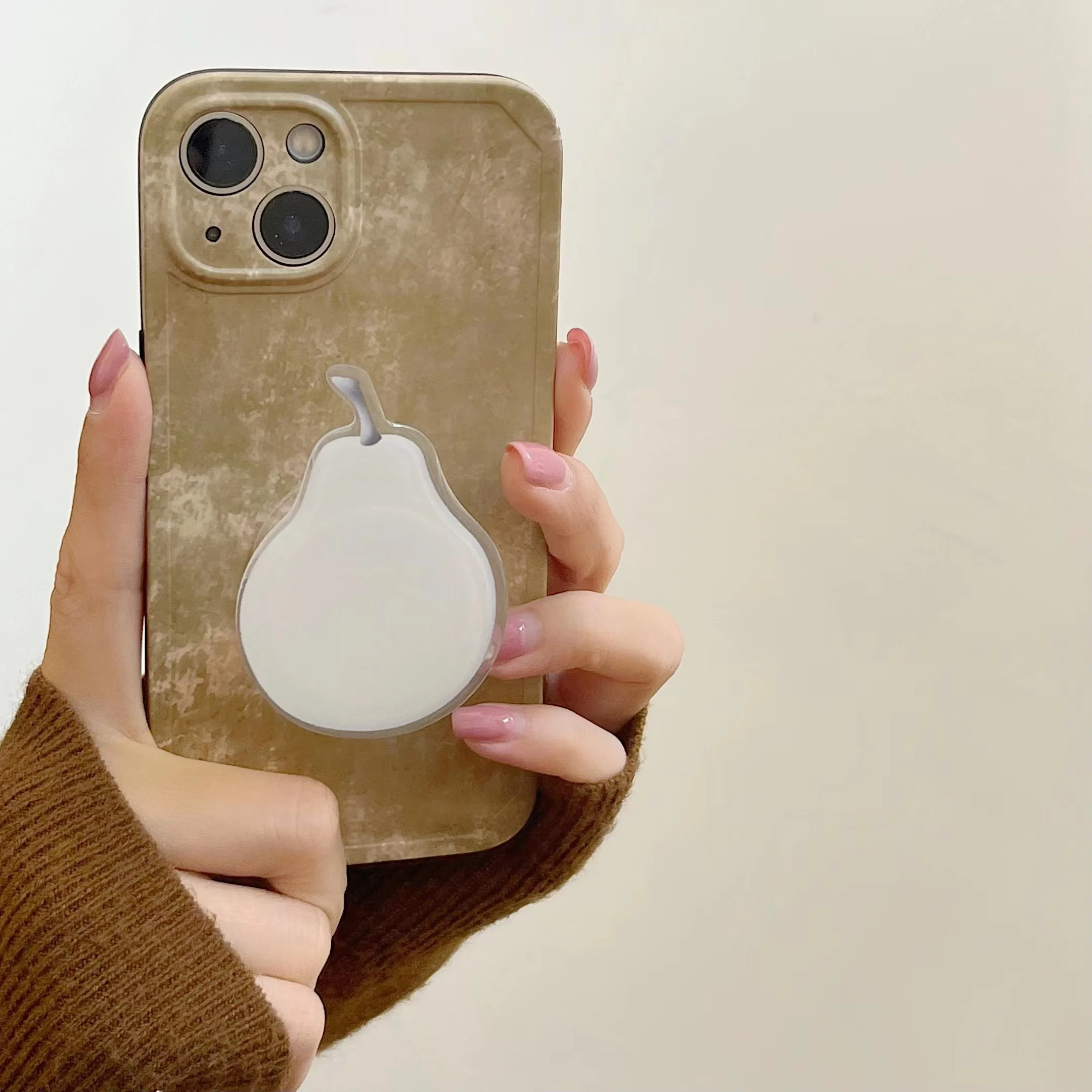 Pear Phones Front And Back