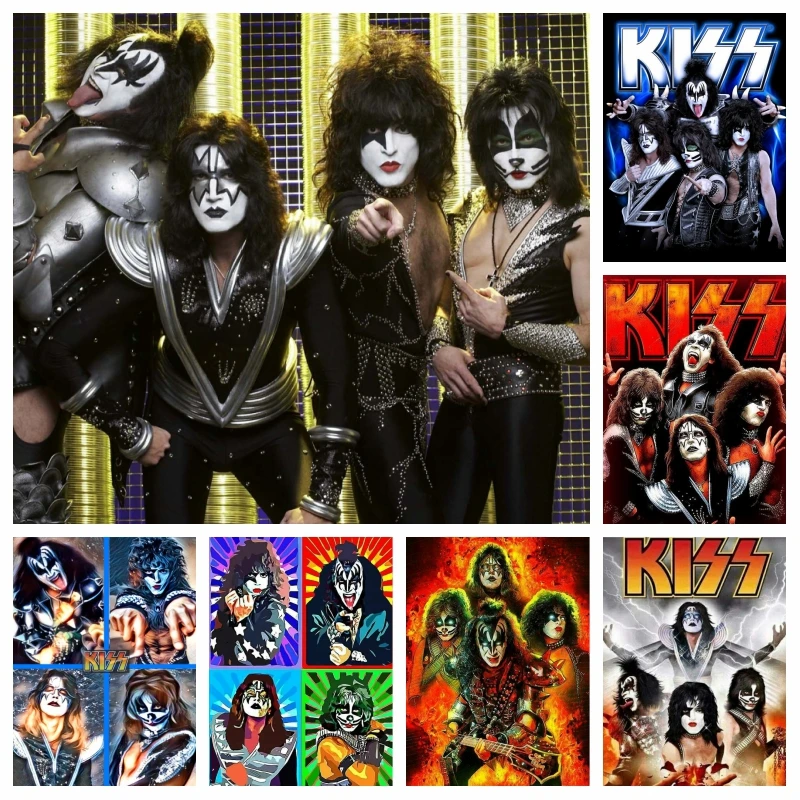 Kiss Band Painting