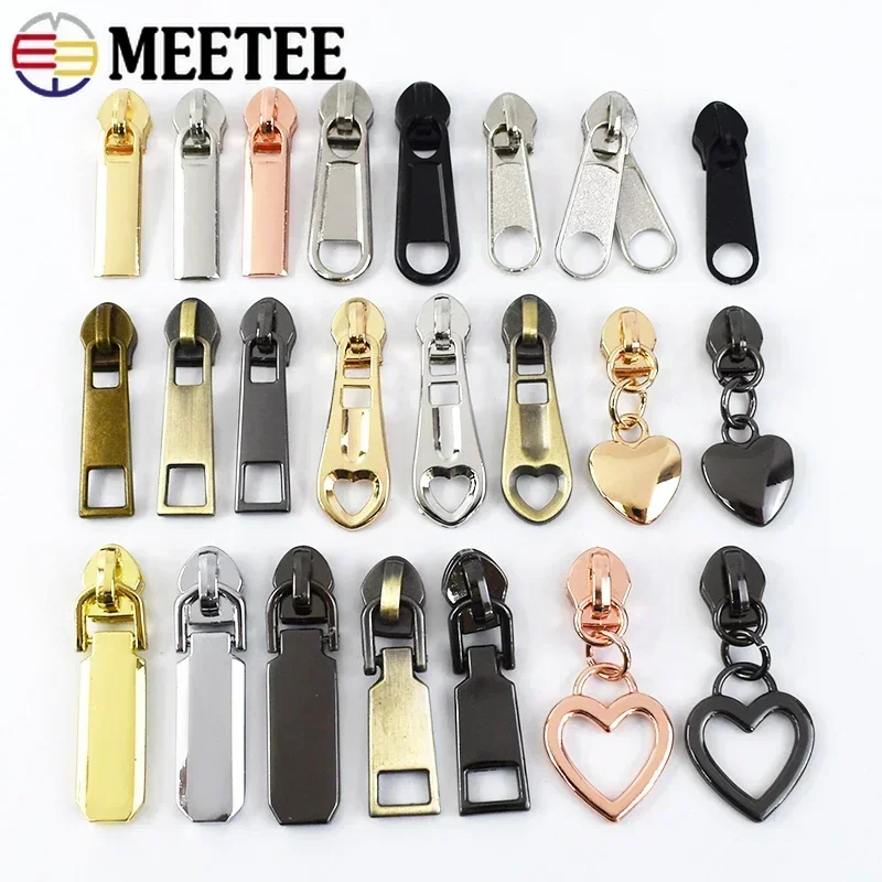 20Pcs-5-Meetee-Zipper-Slider-For-Nylon-Zippers-Backpack-Luggage-Decor ...