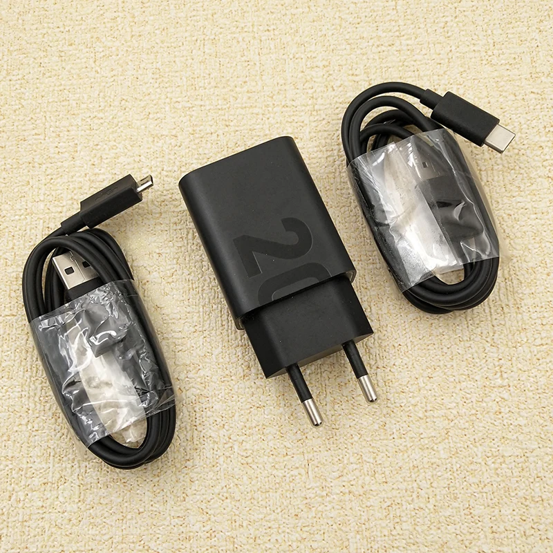 For-Motorola-20W-Fast-Charger-EU-Power-Adapter-Micro-USB-Type-C-Cable ...
