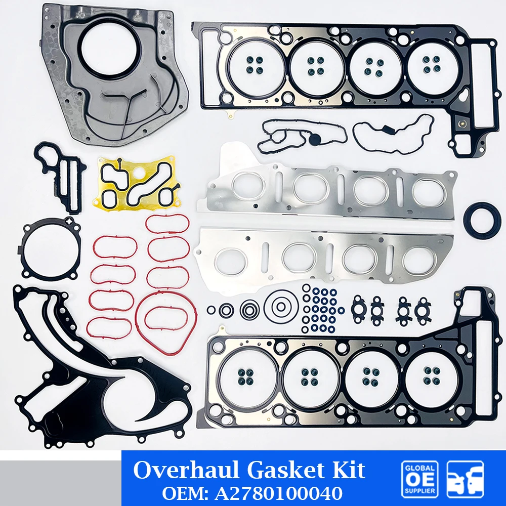 Engine Overhaul Gasket Rebuild Kit For Mercedes Benz M278 4.8T E550 ...