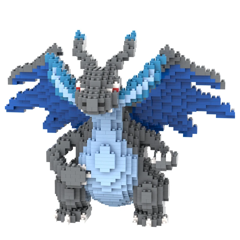 Pokemon-Mega-Charizard-Micro-Building-Blocks-Piplup-Gengar-DIY-Assembly ...