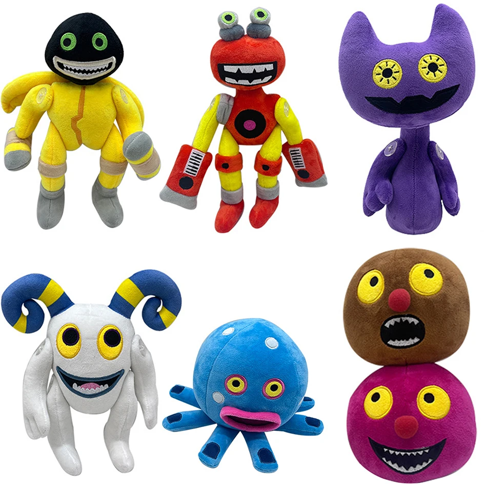 My Singing Monsters Wubbox Plush Toys Green Furcorn Stuffed Dolls For ...