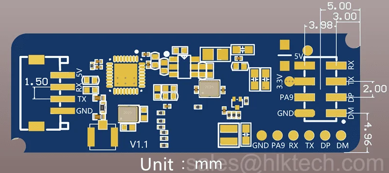 HLK-LD2450 24G mmWave 사람 모션 검출 센서(HLK-LD2450 24G mmWave Human Motion ...