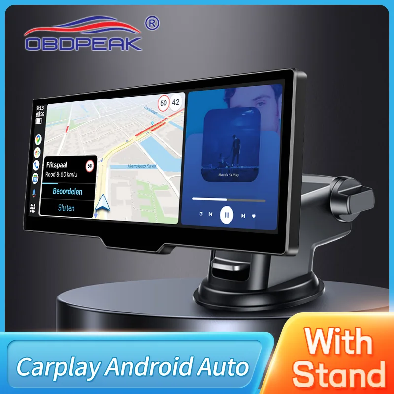 Dashcam T20 Carplay Android Auto navegación GPS 5G WiFi tablero Aux salida Mirror Link 2,5 K ...