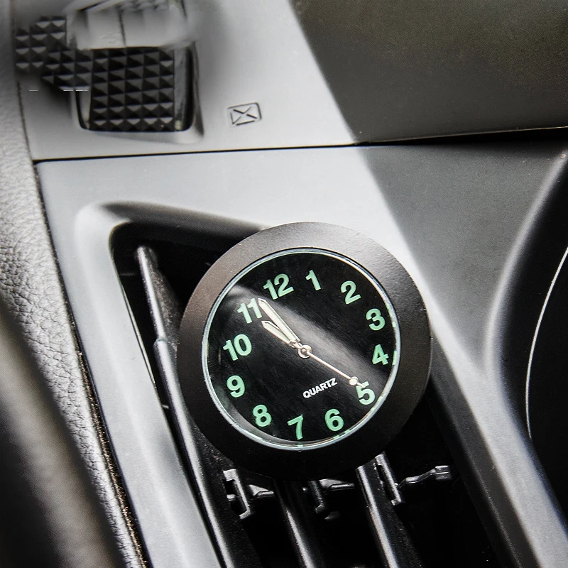 Car-Mini-Clock-Luminous-Automobiles-Internal-Stick-On-Digital-Watch ...