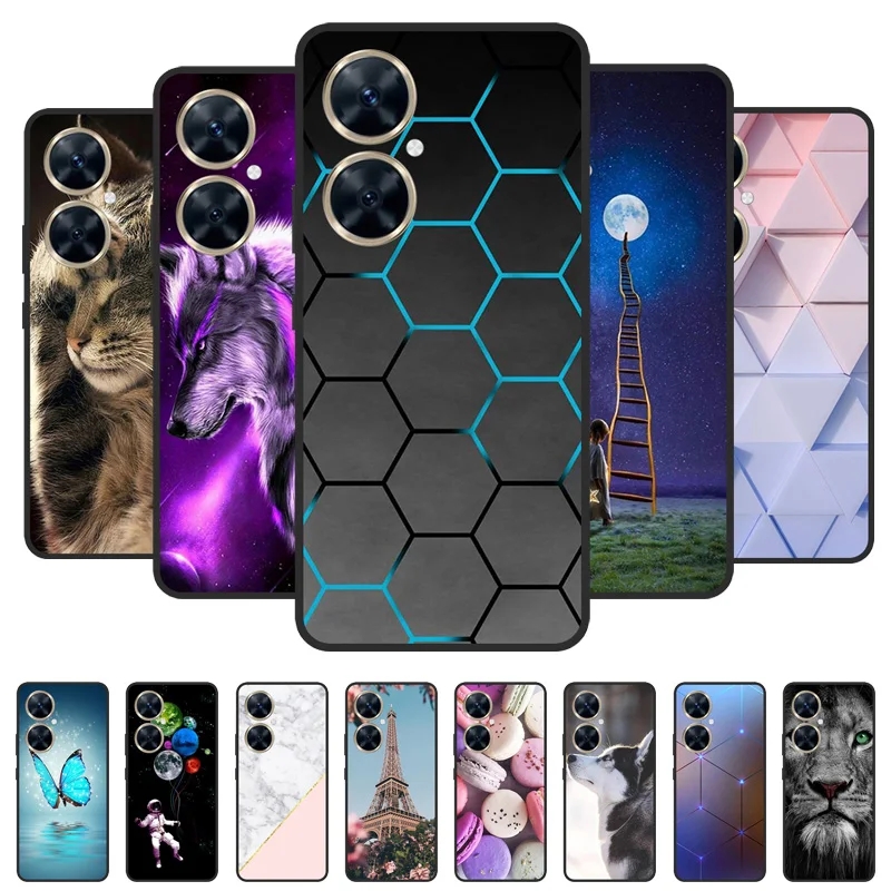 For-Funda-Huawei-Nova-11i-Case-Soft-Silicone-Wolf-Back-Cover-Phone ...