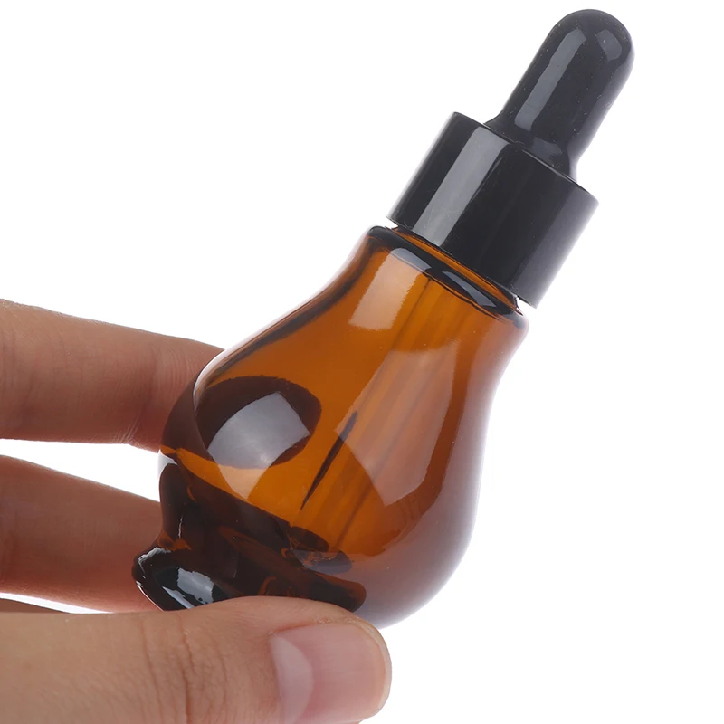 Botella-con-cuentagotas-de-vidrio-mbar-contenedor-vac-o-rellenable ...