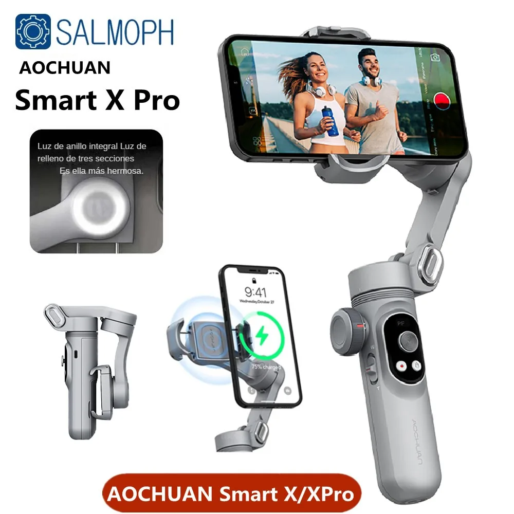 AOCHUAN-Smart-X-Pro-estabilizador-de-card-n-de-mano-plegable-de-3-ejes ...