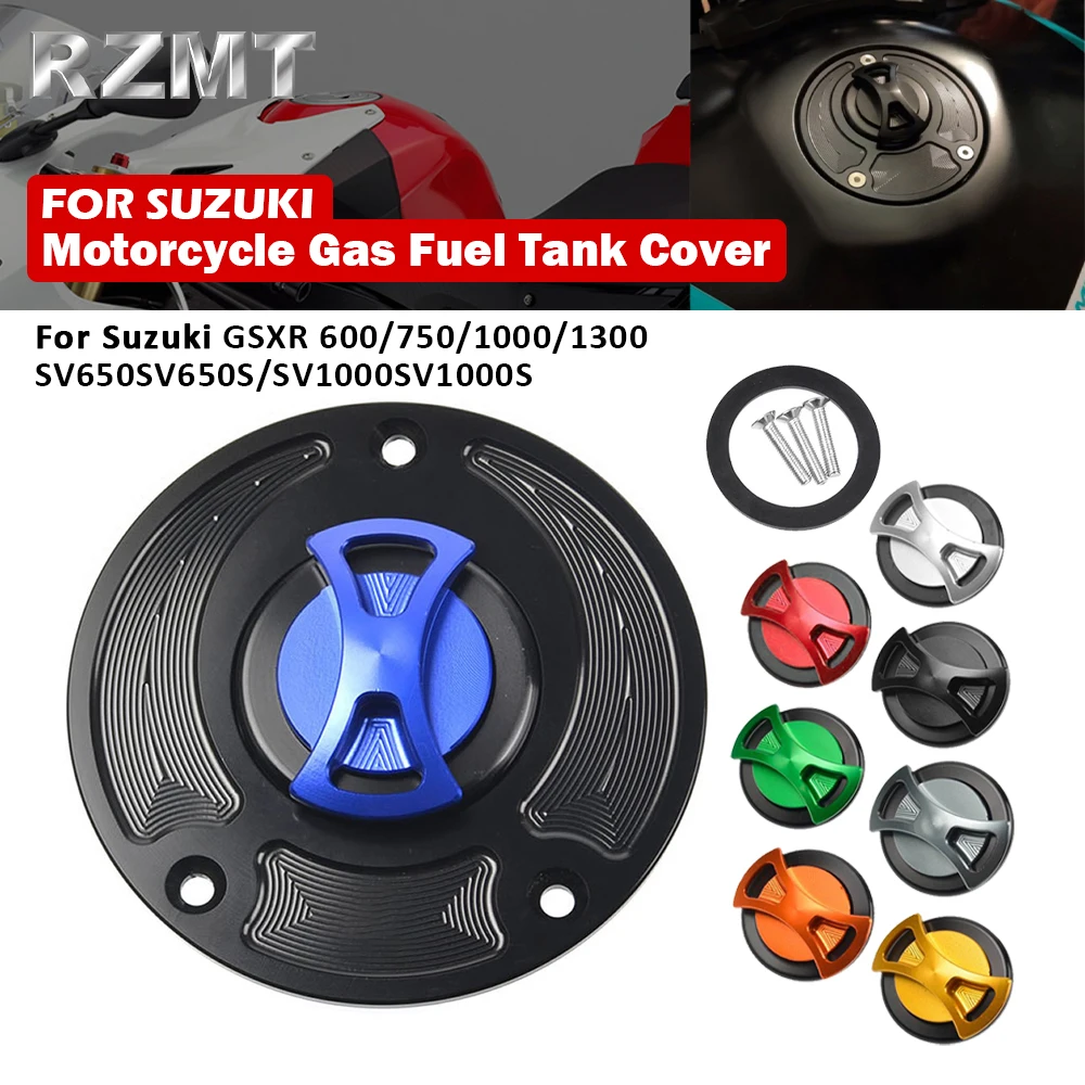 8-Colors-Fuel-Gas-Tank-Cap-Cover-For-Suzuki-GSXR-600-750-1000-1300 ...