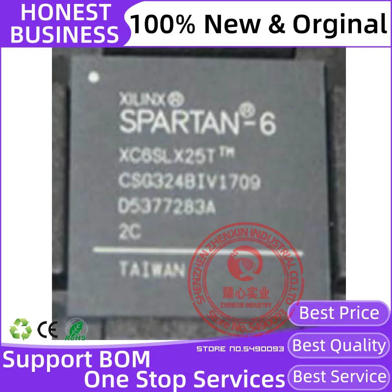 XC6SLX25T-New-Original-FPGA-XC6SLX25T-2CSG324C-CSBGA-324-Field ...