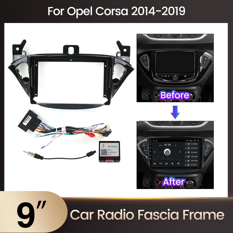 Car-Radio-Panel-Bracket-For-Opel-Corsa-E-2014-2015-2016-2017-2018-2019 ...