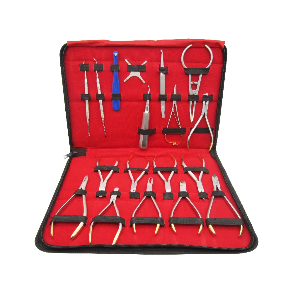 18pcs/set Stainless Steel Dental Orthodontic Forming Pliers Set ...
