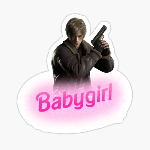 Leon-Kennedy-Babygirl-5PCS-Stickers-for-Art-Luggage-Cute-Window ...
