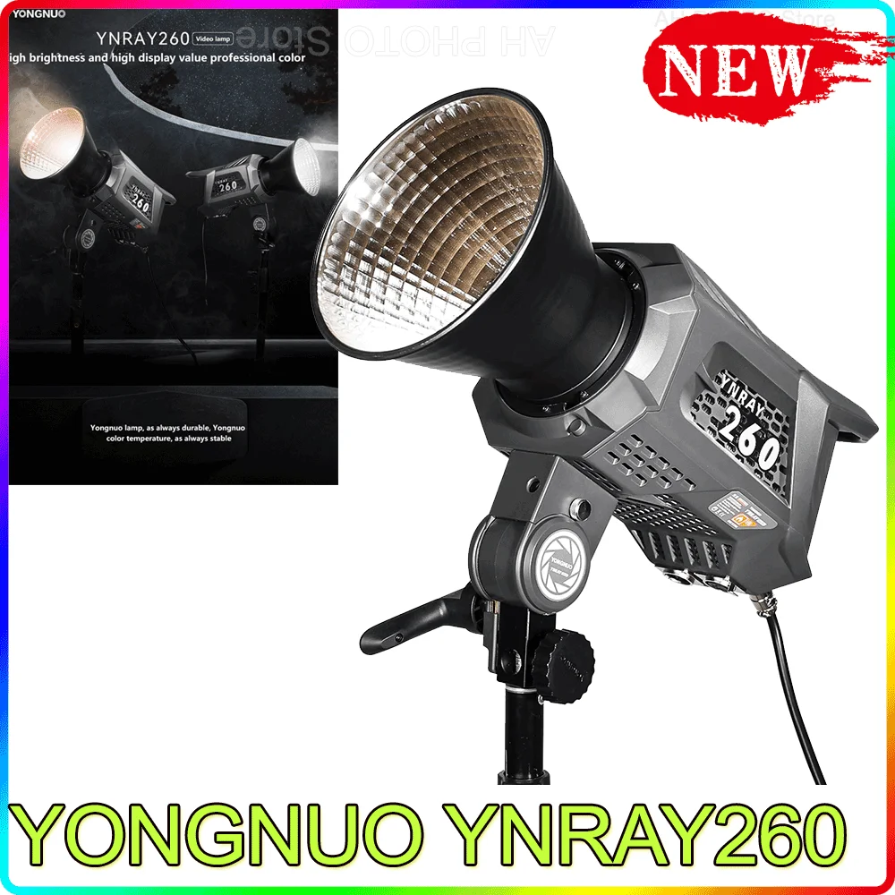 YONGNUO-YNRAY260-250W-LED-Video-Light-Bi-Color-3200K-5600K-Photography ...