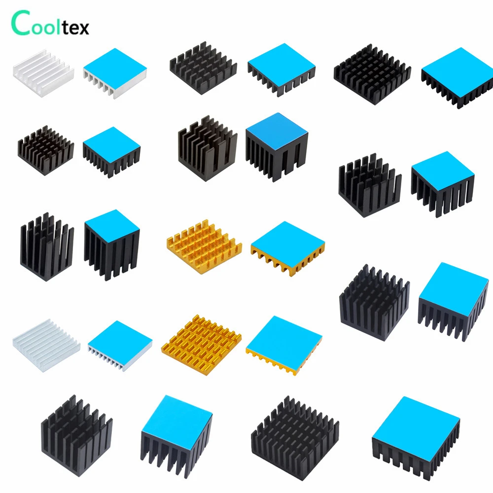 Aluminum Heatsink Radiator Heat Sink Cooling For Electronic Chip Ic ...